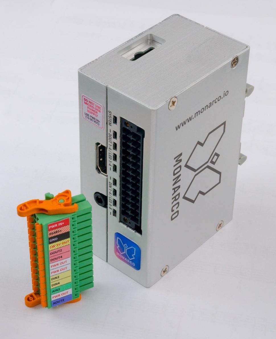 Monarco HAT - Analog and digital I/O, RS-485 and 1-Wire bus